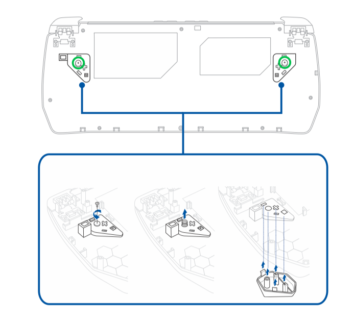 ROG Ally: Macro Button Removal and Installation – A-Accessories Help Center
